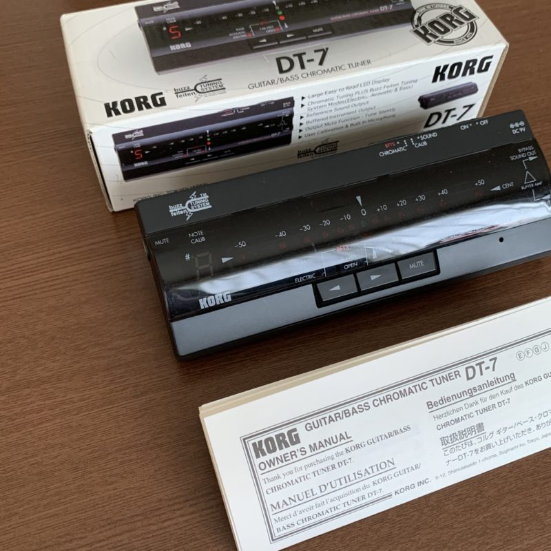 コルグ/チューナーの使い方【KORG/DT-7】 | アコギマニアのブログ